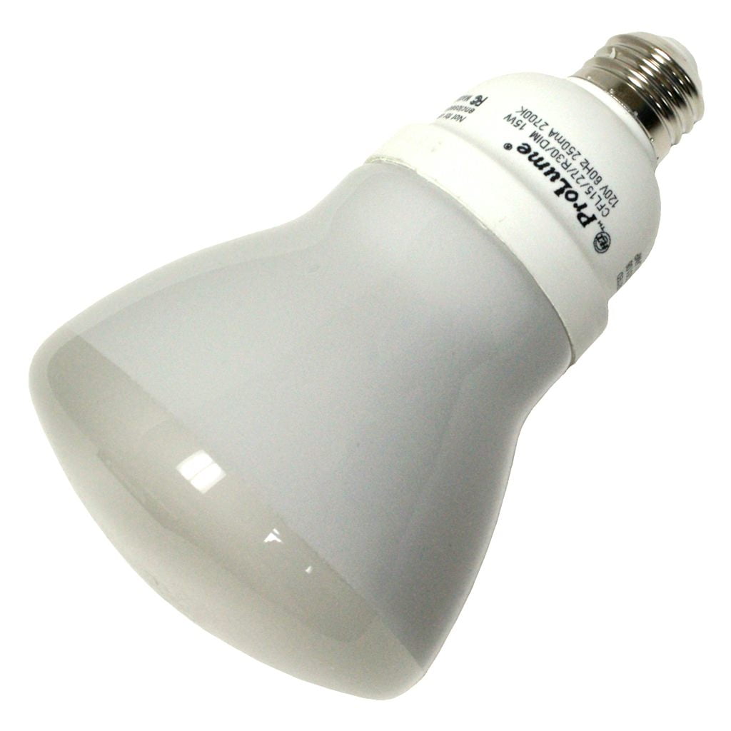 Halco 46328 - CFL15/27/R30/DIM Dimmable Compact Fluorescent Light Bulb ...