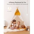 Besrey, Kid Teepee Play Tent, 47" x 59", Indoor Outdoor Kids Tent ...