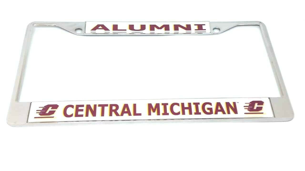 Central Michigan University Alumni Chrome License Plate Frame - Walmart ...