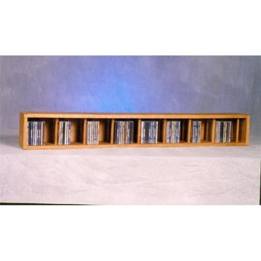 Wood Shed 215-24 Solid Oak 2 Row Dowel DVD Cabinet Tower - Walmart.com