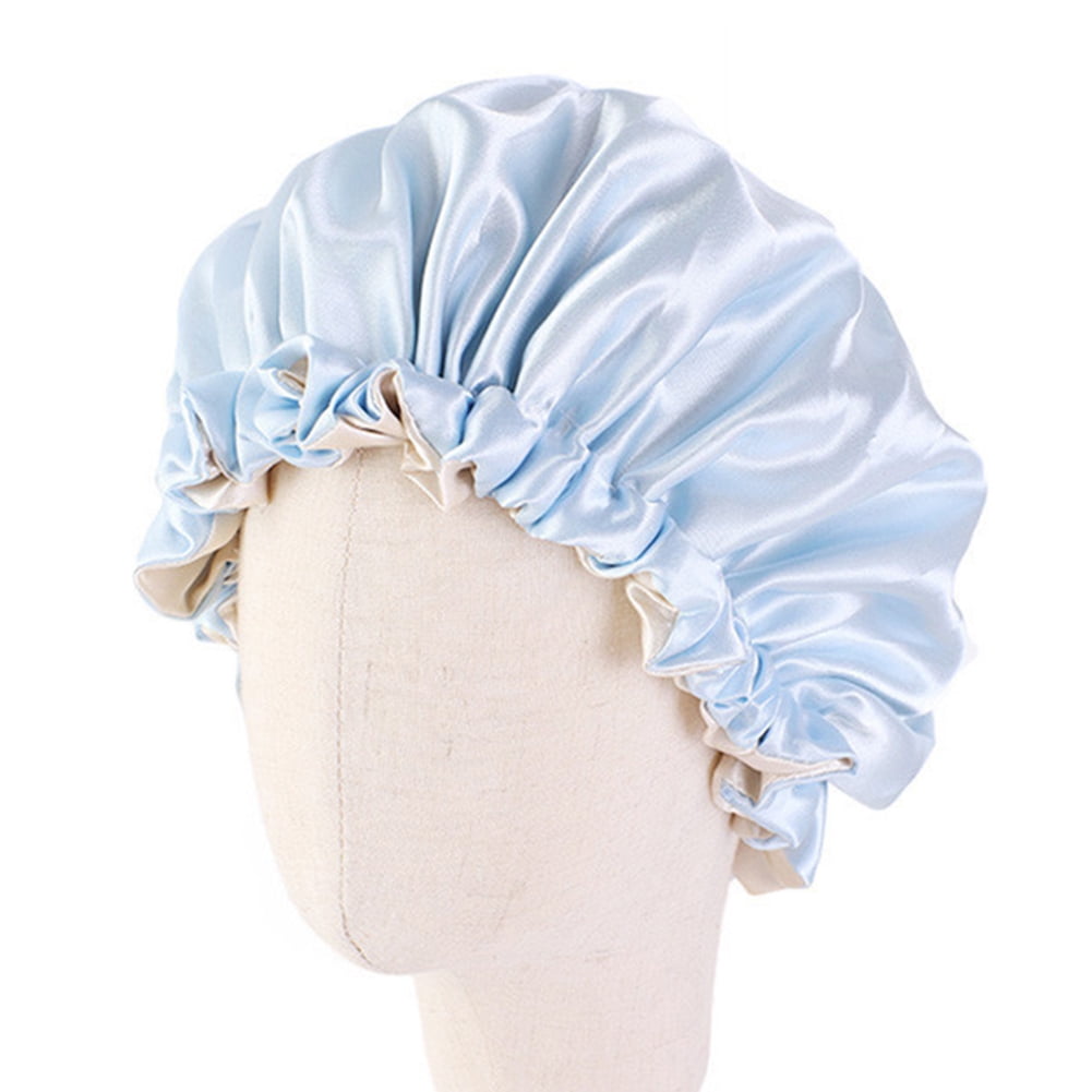 Kids Satin Bonnet Sleeping Cap Adjustable Sleep Bonnet with Drawstring ...