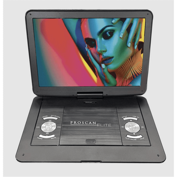 Restored Proscan Elite 13.3" Portable DVD Player, PEDVD1332, Black ...