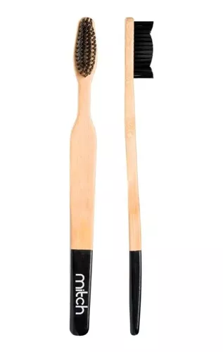 Cepillo Dental Bambú Ecológico Carbon Activado Mitch | Bodega Aurrera ...