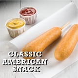 Bar-S Corn Dogs 43 oz, 16 Count Honey Batter Wrapped Fully Cooked ...
