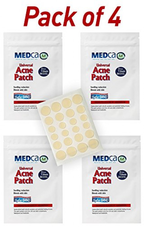 Acne Pimple Patch Absorbing Cover 24 Count 3 Sizes PACK OF 4 Total of 4 ...