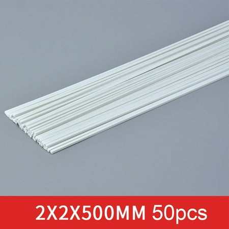 50X ABS square Tube Solid square Bar Model Layout Material 50cm ABS ...