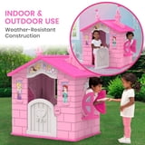 Disney Princess Plastic Indoor,Outdoor Playhouse with Easy Assembly ...