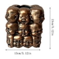Smiling Buddha Resin Planter, Buddha Statue Decorative Flower Pot ...