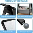 Art Easel for Kids, Double Sided Kids Easel Drawing Board, Whiteboard ...