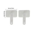 Adjustable Air Conditioning Vent Deflector Clips, 360° Rotatable Baffle ...