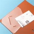 A4 Perforated Loose-leaf Binder PP Two-hole File Folder Archive ...
