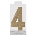 6 Pack Bulk 3-D Glittered 4 Centerpiece gold - Walmart.com