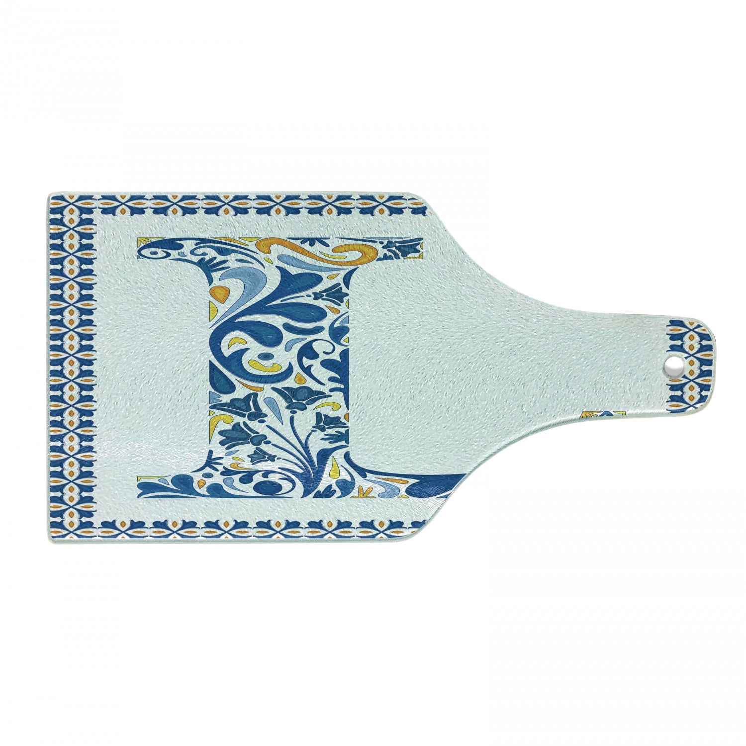 Letter L Cutting Board, Capital L in Traditional Portuguese Art ...