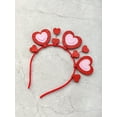 Way to Celebrate Valentine's Day Red Pink Heart Headband, 1 Piece ...