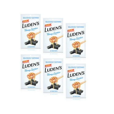 Luden's Honey Licorice Cough Lozenges - 8 Bags, 30 Count Each - Walmart.com
