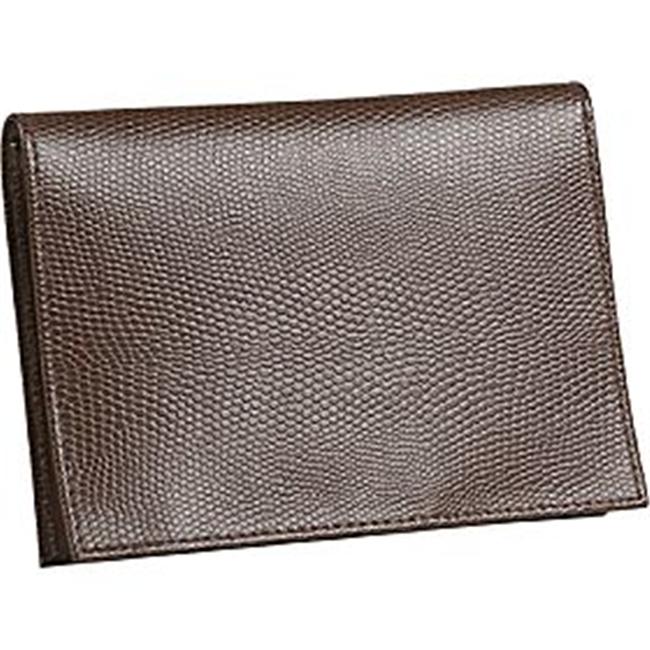 Budd Leather 552241L-51 Lizard Print Large Leather Passport Case ...