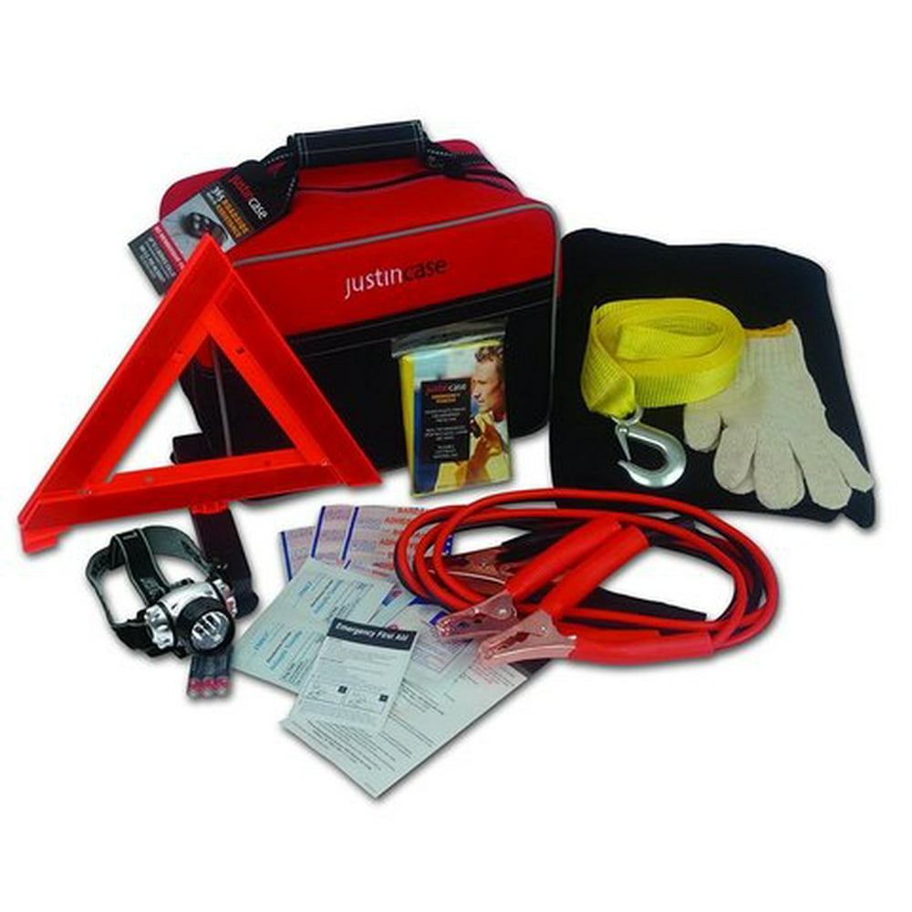 Justin Case 102000 Premium Safety Kit with 365-day Roadside Assistance ...