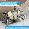 Drainer Steel Storage Rack Kitchen Drainer Dish Soap Sponge Wipe Layout ...