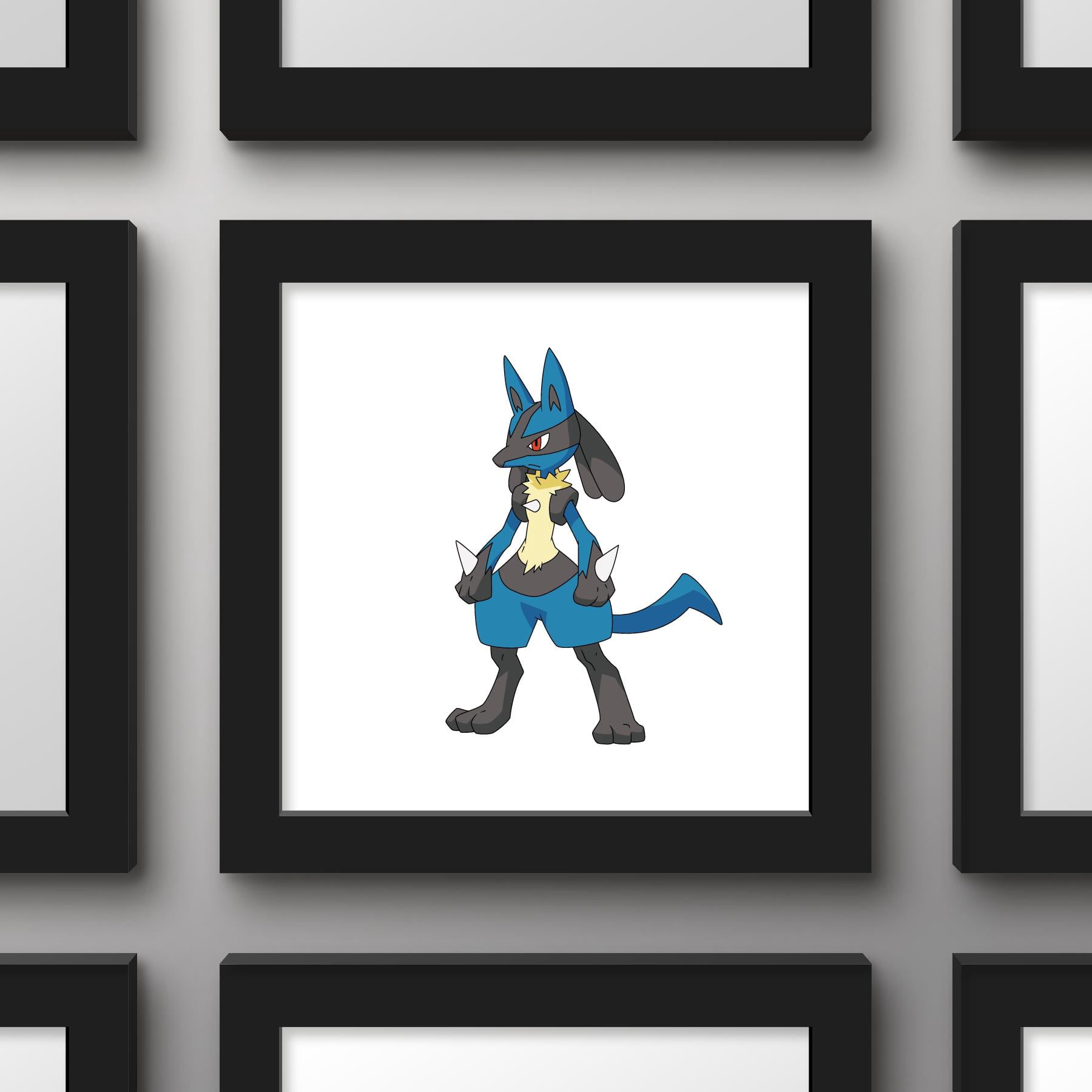 Grade De Pixel Art De Lucario Lucario GX FLI 122 | Pokemon TCG POK