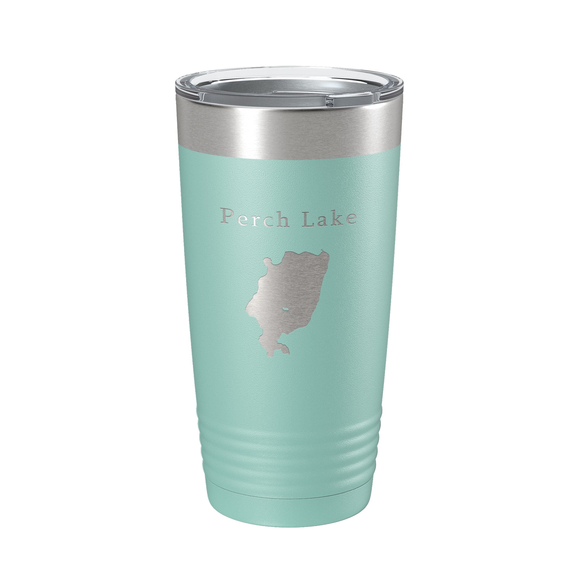 Perch Lake Map Tumbler Travel Mug Insulated Laser Engraved Coffee Cup ...
