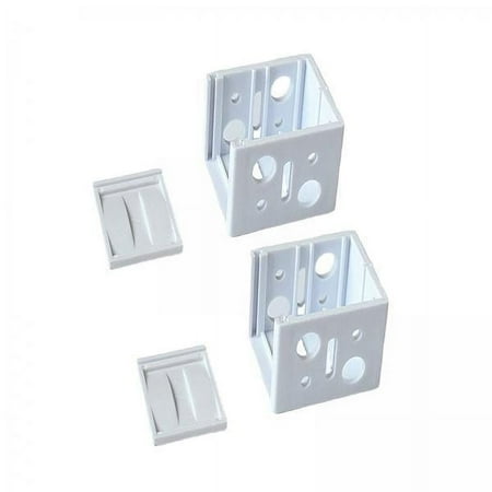 jifeng 6x2 Pieces Blinds Center Support Mounting Bracket Replaces Easy ...