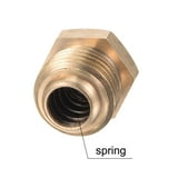 Uxcell G1/4 Stainless Steel Push Button Grease Oil Cup for Lubrication ...