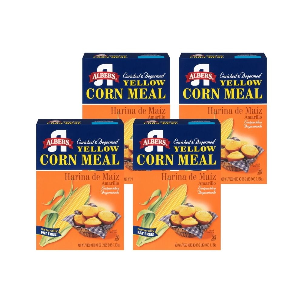 (4-Pack) Albers Yellow Corn Meal, 40 oz - Walmart.com