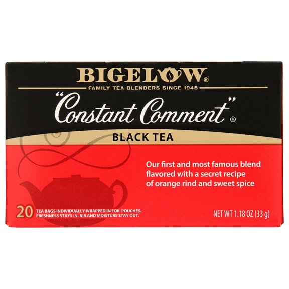 Bigelow Tea Constant Comment Decaf, Spice Flavored, 20 Bags (Pack of 4 ...