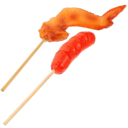 1 Set Roasted Chicken Wing Model Fake Grill Food Model Kitchen ...