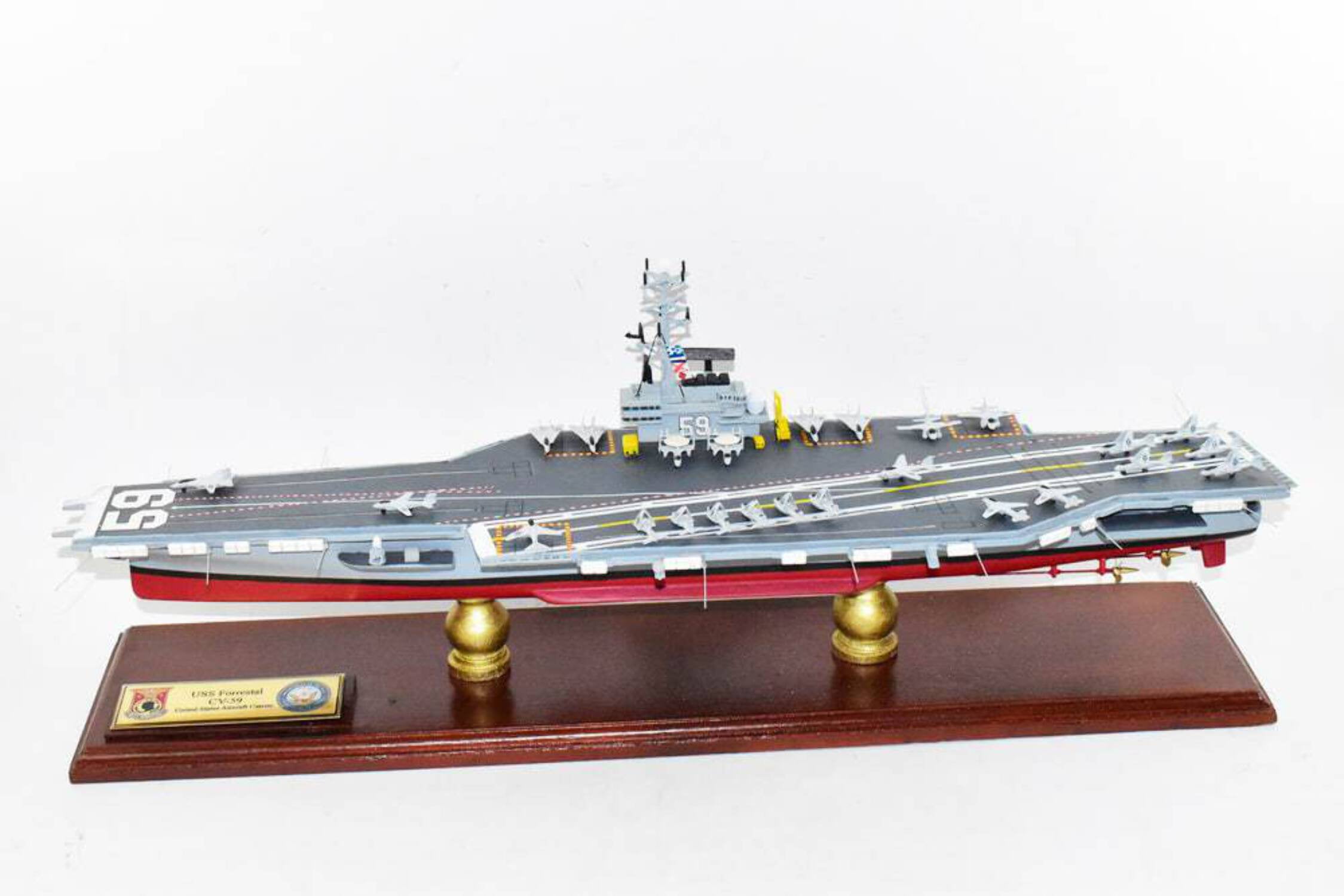 USS Forrestal CV-59 Aircraft Carrier Model,Navy,Scale Model,Forrestal ...