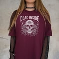 CLOTEX Gothic Skull T-Shirt, Alternative Goth Fashion, Skull Roses ...