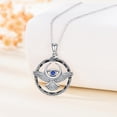 Egyptian Necklace 925 Sterling Silver Ankh Eye of Horus Anubis ...