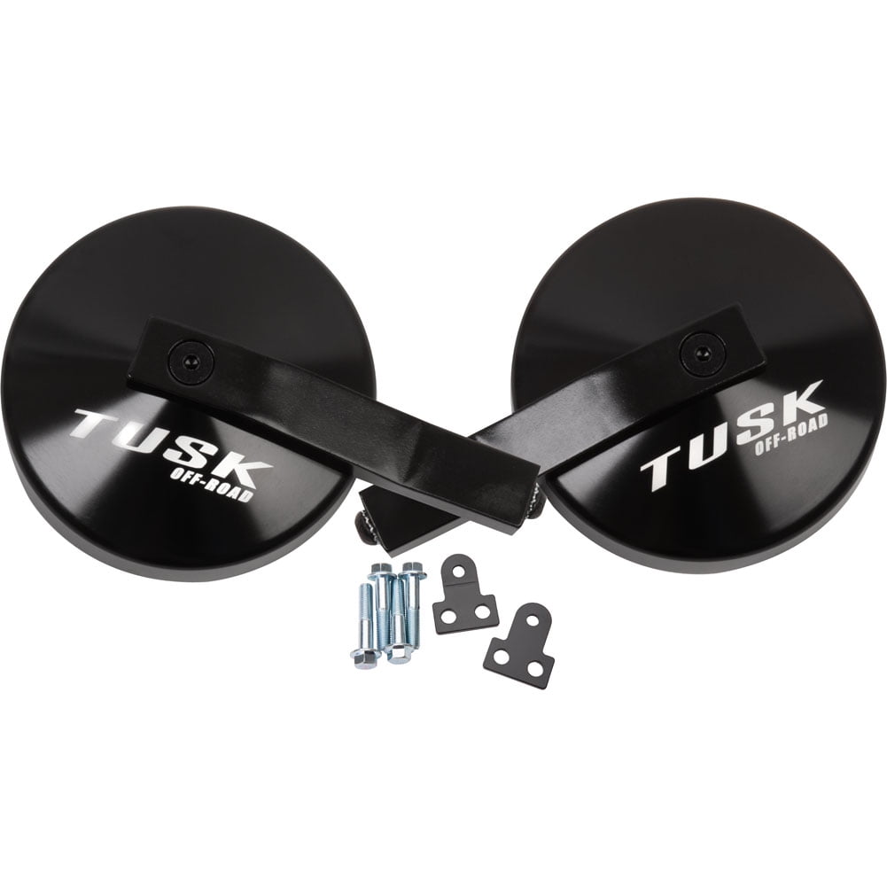 Tusk Alloy UTV Mirror Kit w/A-Pillar Mounts For Yamaha Wolverine X4 ...
