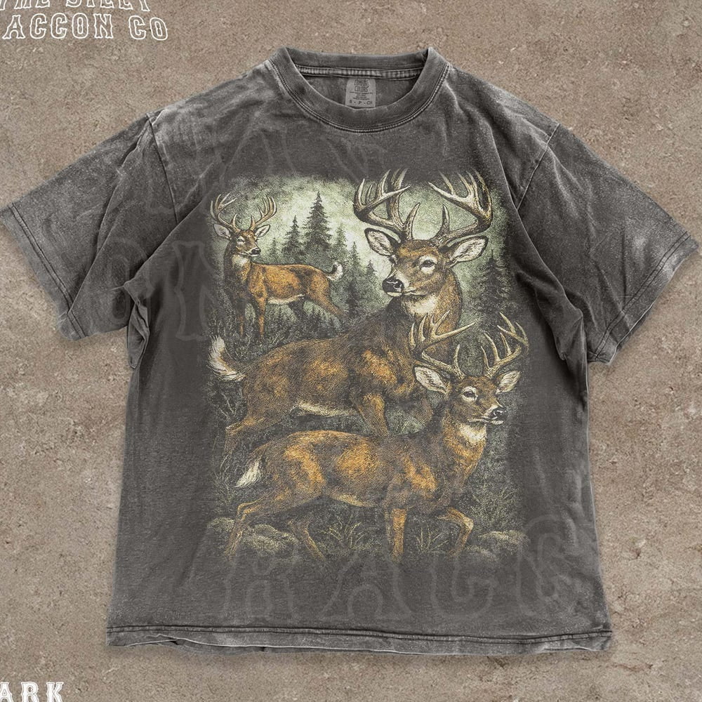 Click here for Alvord Vintage Deer Retro 90s Wildlife Grunge Cabi... prices