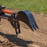 Titan Attachments Skid Steer Fronthoe 24" Bucket and Thumb, Excavator ...