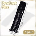 Acrylic Fibers Cover Leg Guards Costume Accessories Black 430x150x28mm ...