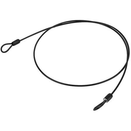 Lock Cable, 39.4in Stainless Steel Cable with Looped Ends, Security ...