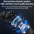 BY16 Bluetooth Headset with Full Color LED Display ANC Noise Reduction ...