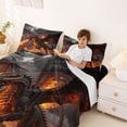 Aikeke Magical Dragon Queen Sheets 4 Pieces, Abstract Flame Queen Sheet ...