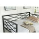 Hodedah Imports Metal Crossback Daybed - Walmart.com