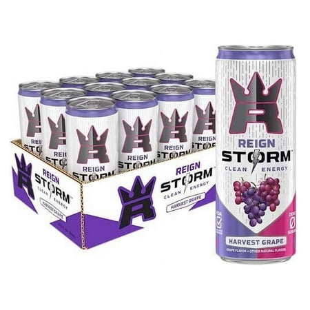 UPC 850059622452 - REIGN Storm Harvest Grape Energy Drink 12 Oz Can ...