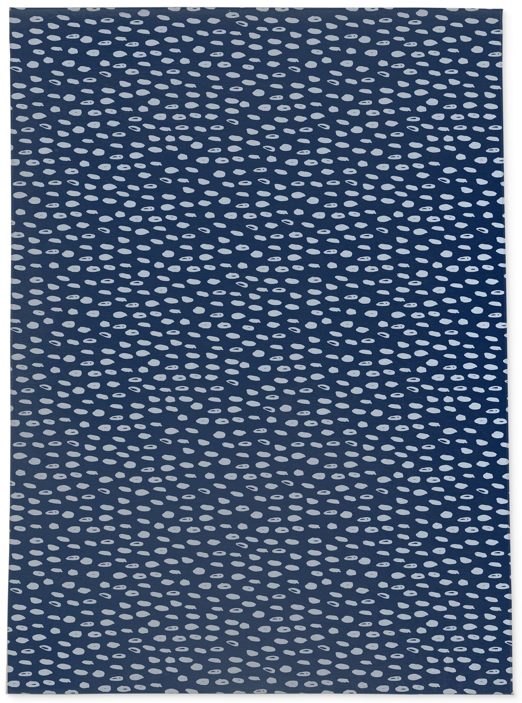 Polka Dot Abstract Navy Area Rug by Kavka Designs - Walmart.com