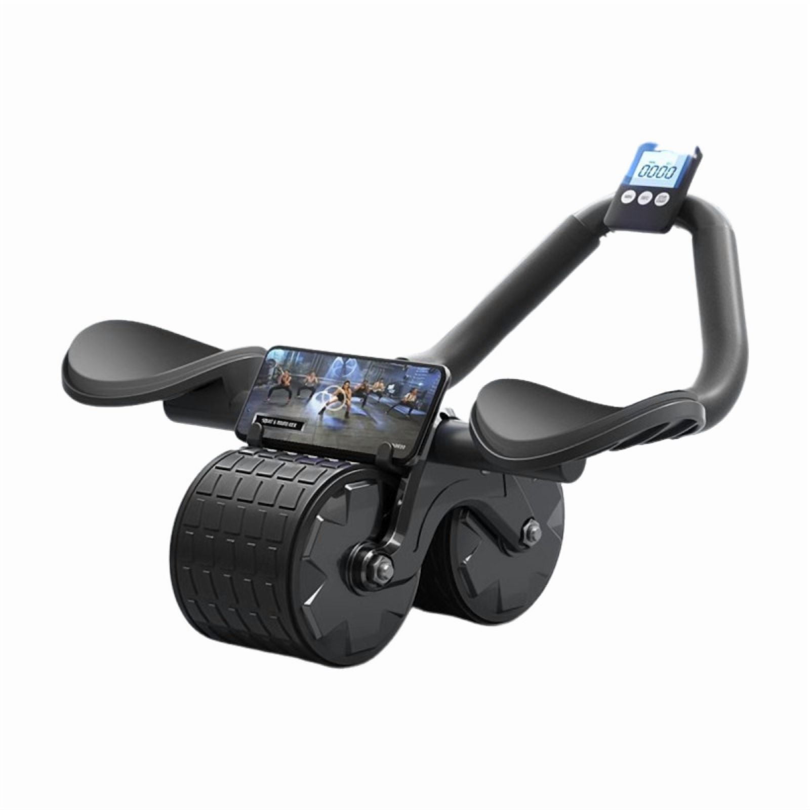 Jfhsbd Outdoor Sport Elbow Support Abdominal Wheel  Rebound Abdominal Wheel  Elbow Support Automatic Abdominal Training Abdominal Muscle Abdominal Whe