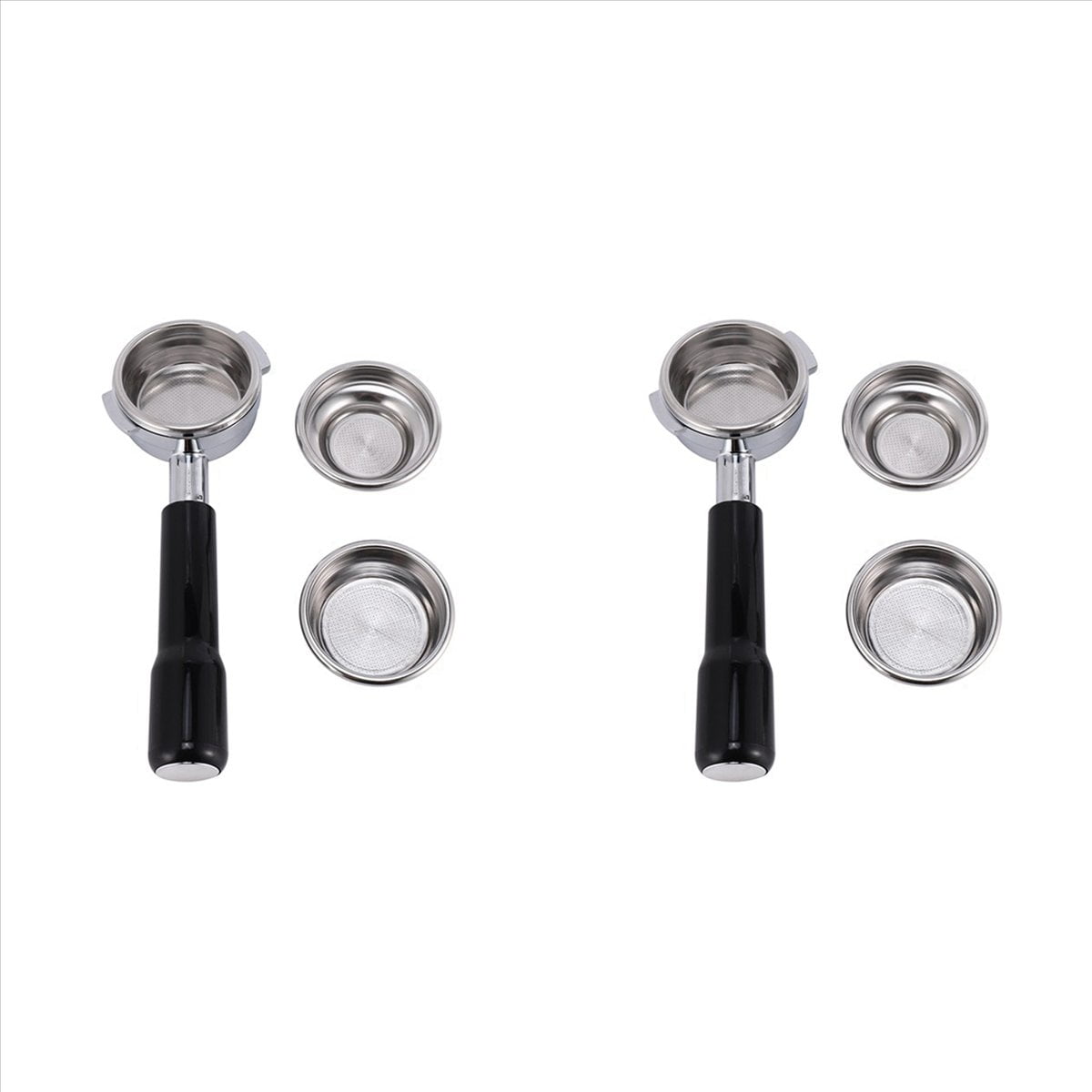 2X Portafiltro de Café Espresso Profesional de Acero Inoxidable Sin ...