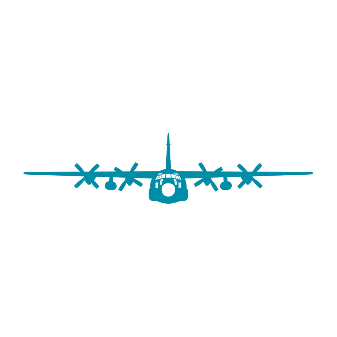 C-130 Hercules Sticker Decal Die Cut - Self Adhesive Vinyl ...