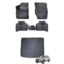 Car Floor Mats + Cargo Liner (Full SET) Compatible for Kia EV6 2022 ...