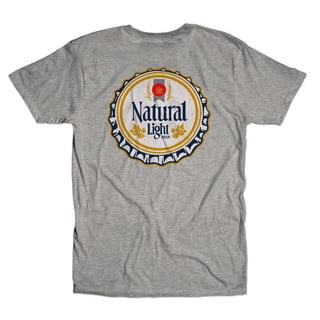 Natty Light Natural Light Retro Logo Mens and Womens Short Sleeve T ...