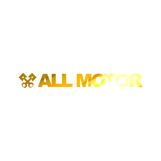 All Motor Sticker Decal Die Cut - Self Adhesive Vinyl - Weatherproof ...