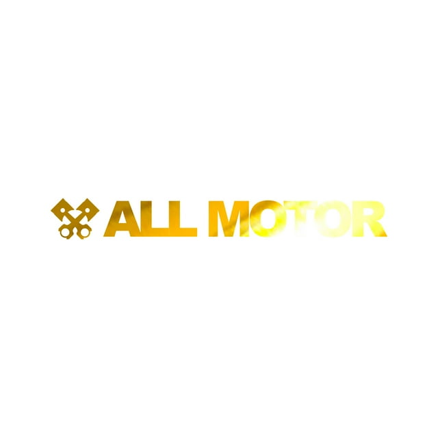 All Motor Sticker Decal Die Cut - Self Adhesive Vinyl - Weatherproof ...