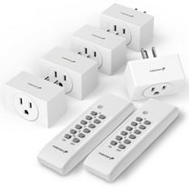 Link2Home Electric Wall Controller: 5-Pack Wireless Outlet Switch with ...